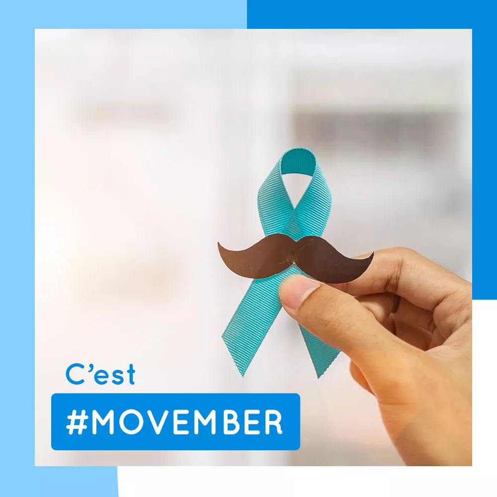 Movember : sensibilisation et prévention des cancers masculins - Oncogard